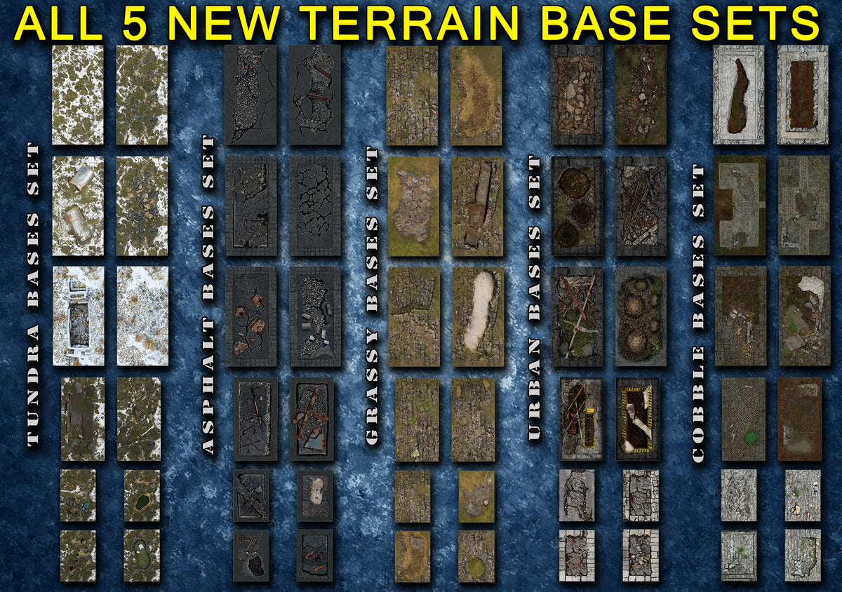 Competitive 40K Terrain Base Sets & Objective Sets – TABLEWAR