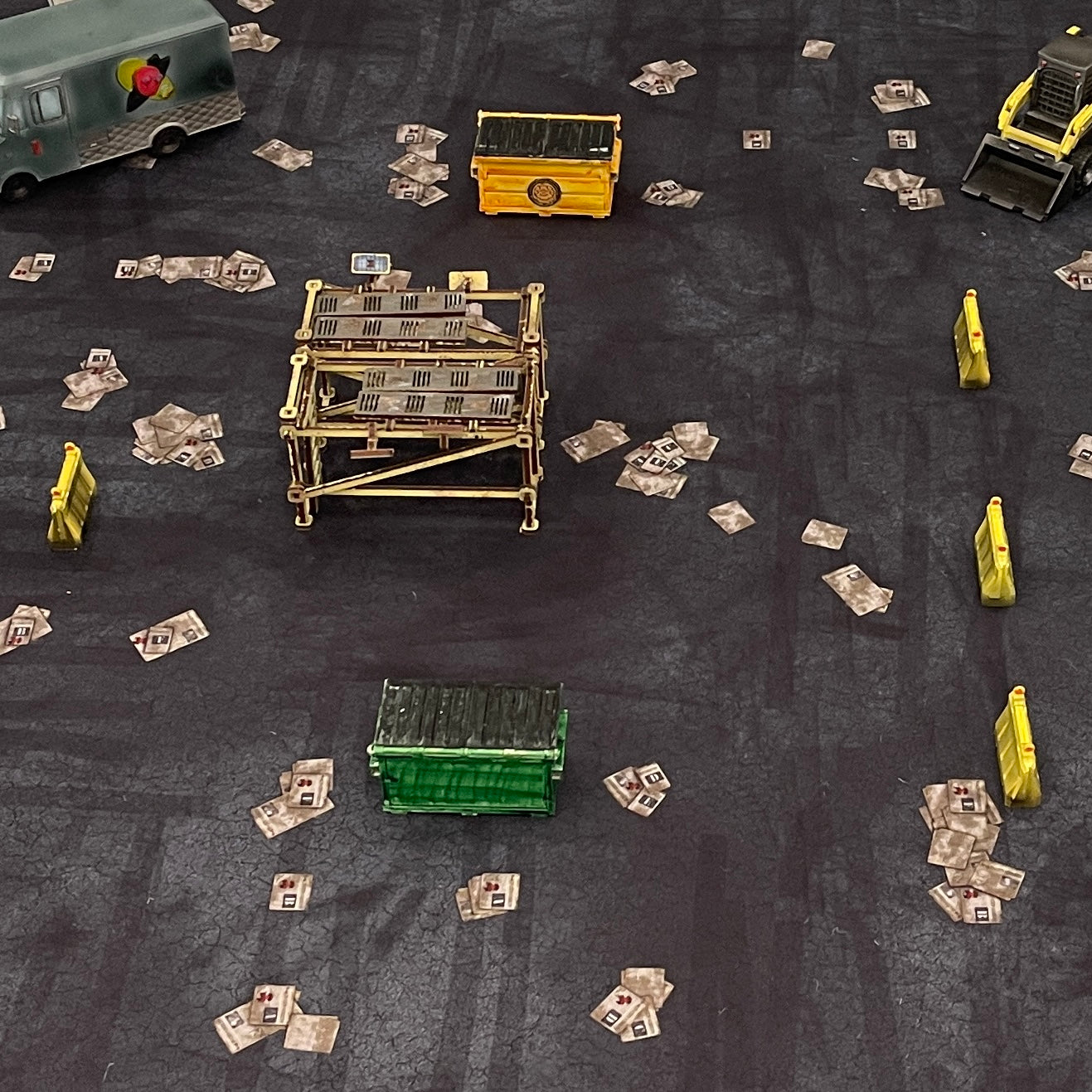 3x3 'Asphalt' F.A.T. Mat Battle Gaming Mat – TABLEWAR