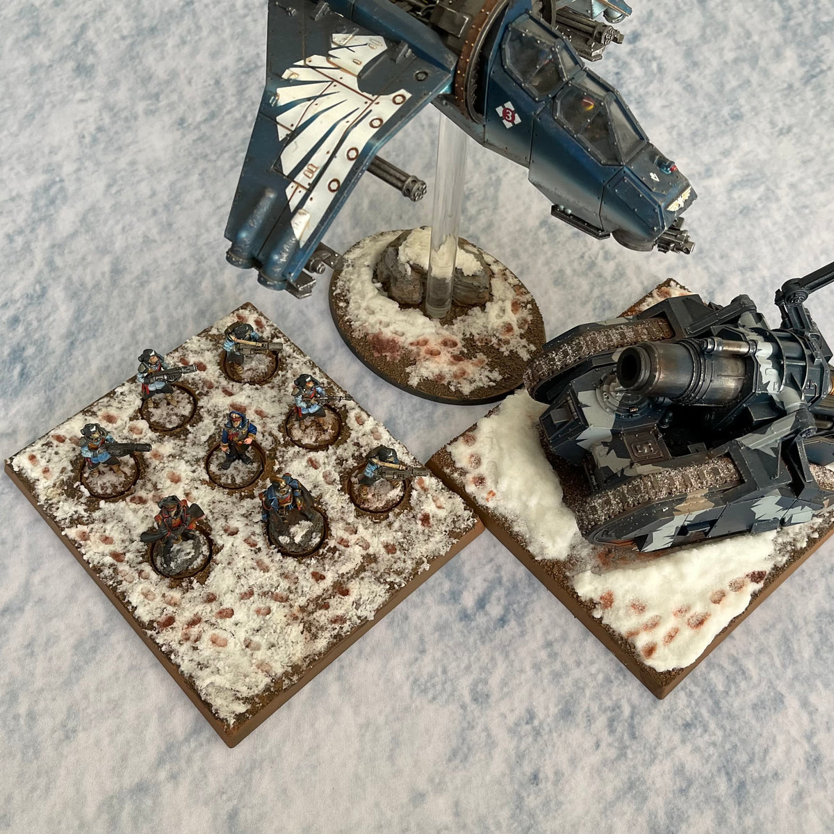 60x44" Snow F.A.T. Mat Battle Gaming Mat – TABLEWAR