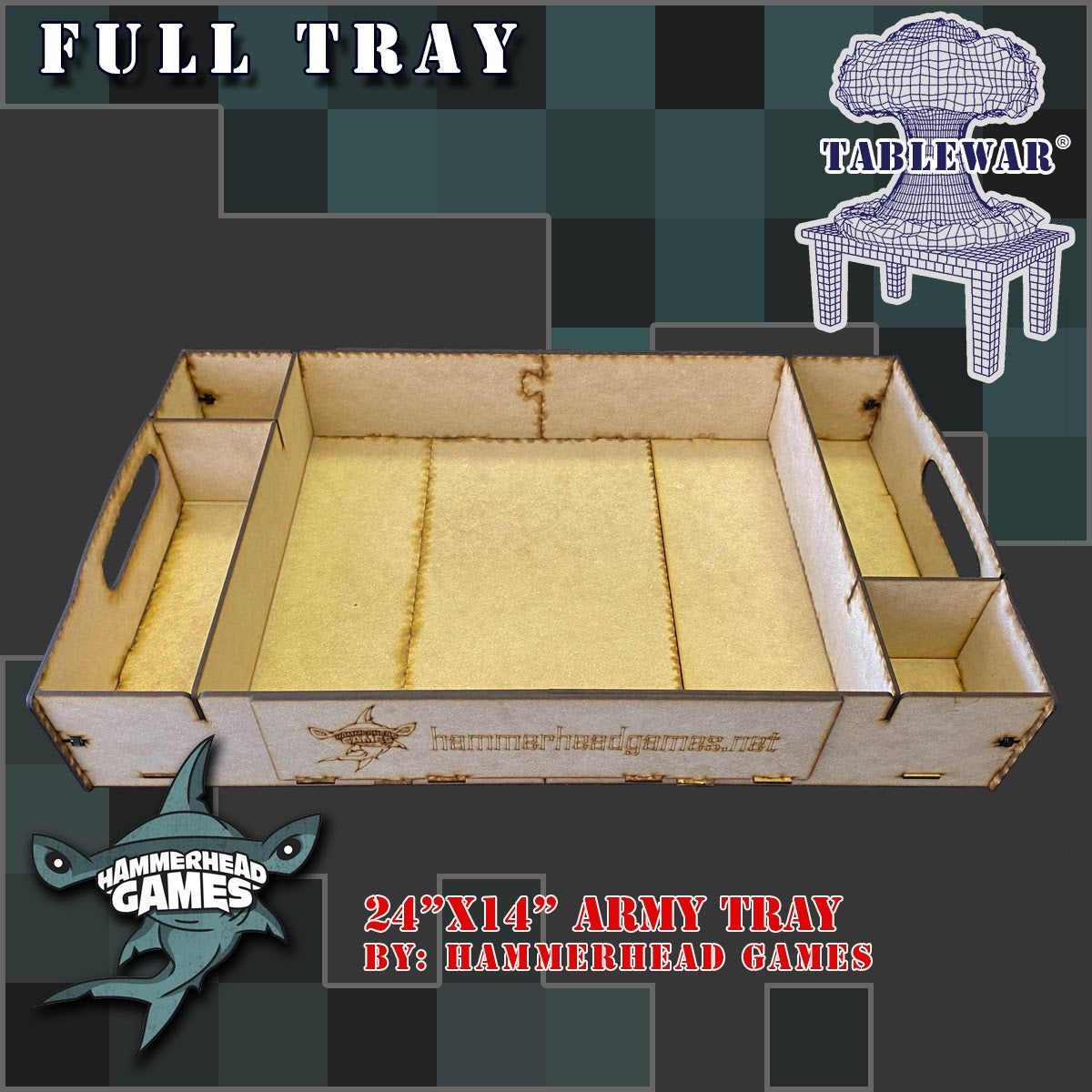 Army Carrying Tray plus F.A.T. Mat Gaming Mat for miniature events ...